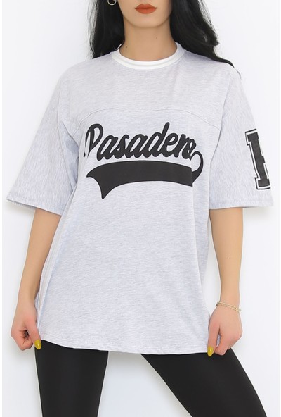 MT Baskılı Tişört Gri - 2210.336. MT Baskılı Tişört Gri - 2210.336.