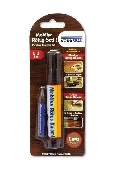 Vodabond Mobilya Rötuş Seti - Ceviz