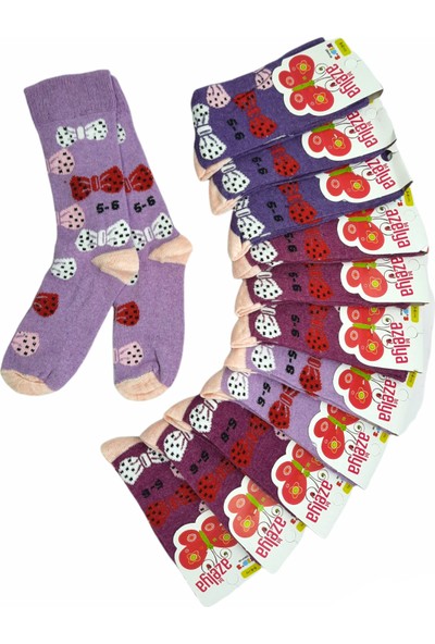 Black Arden Socks 12 'li Kız Çocuk Uzun Çorap 5 - 6 Yaş BT-0405 Black Arden Socks 12 'li Kız Çocuk Uzun Çorap 5 - 6 Yaş BT-0405