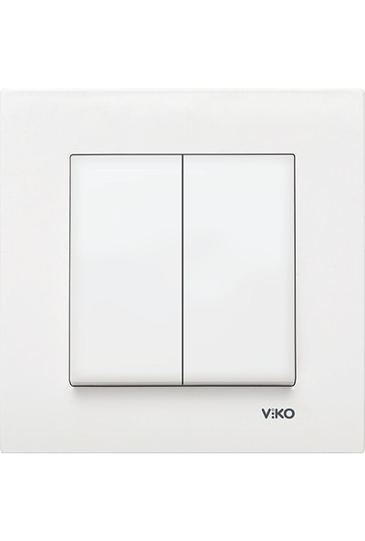 Viko Karre Komütatör Beyaz Çerçeve Dahil