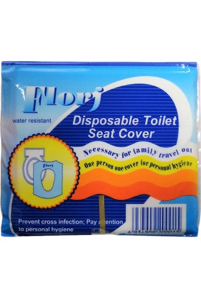 Hijyenik Taşınabilir Cep Klozet Kapak Örtüsü 10 Lu
