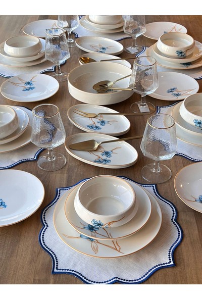 Rossev Yemek Takımı Belize 46 Parça 6 Kişilik