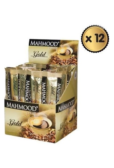 Mahmood Coffee Gold Hazır Kahve 48 Adet x 2 gr 1 Koli 12 Adet