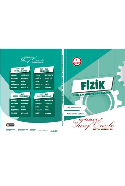Odtülüler Eğitim Kurumları 9. Sınıf Fizik Konu Anlatımı ve Soru Bankası (Ciltli)