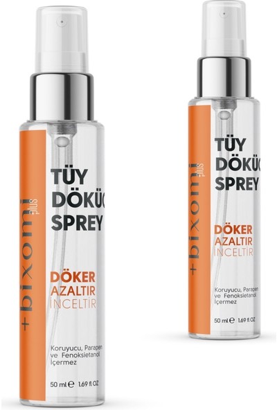 Bixomi Tüy Dökücü Plus Sprey 2 x 50 ml
