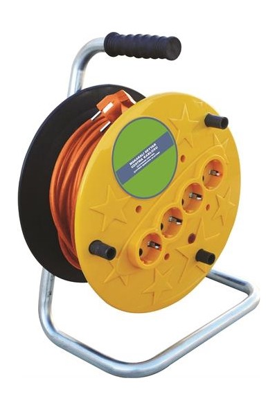 Bernam Makaralı Seyyar Uzatma Kablosu 50 mt 6'lı Paket Bernam Makaralı Seyyar Uzatma Kablosu 50 mt 6'lı Paket