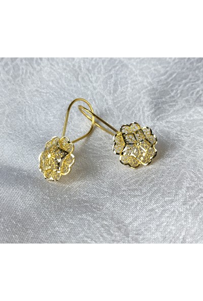 ÇGK KUYUMCULUK Gül Küpe