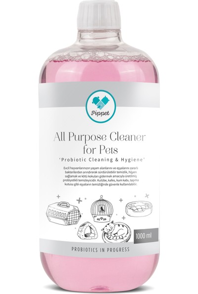 Pippet Probiyotikli Genel Temizleyici Evcil Hayvanlar Için 1000 ml Pippet Probiyotikli Genel Temizleyici Evcil Hayvanlar Için 1000 ml
