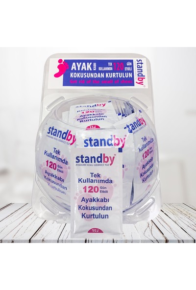 Standby Ayak Kokusu Giderici 120 Gün Etkili 3'lü Standby Ayak Kokusu Giderici 120 Gün Etkili 3'lü
