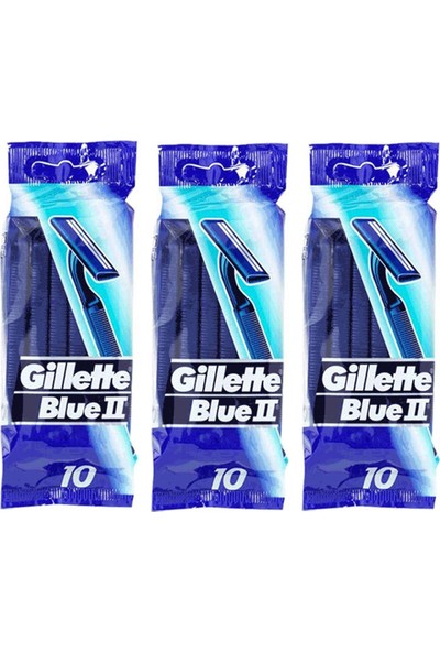 Gillette Poşet Blue 2 10 Lu x 3 Adet