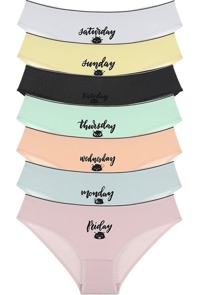 Donella 7'li Haftanın Günleri Kız Çocuk Külot - 519010B7