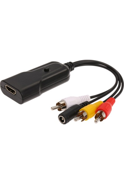 Shopfocus Hd Av Cvbs Dönüştürücü 1080 P Av Adaptörü - Siyah (Yurt Dışından) Shopfocus Hd Av Cvbs Dönüştürücü 1080 P Av Adaptörü - Siyah (Yurt Dışından)