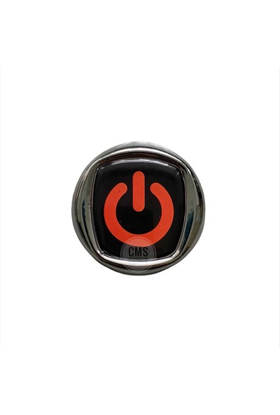 Cms Power Ön Panjur Logosu - Kırmızı Power Ön Veya Arka Logo - 9.5 cm Cms Power Ön Panjur Logosu - Kırmızı Power Ön Veya Arka Logo - 9.5 cm