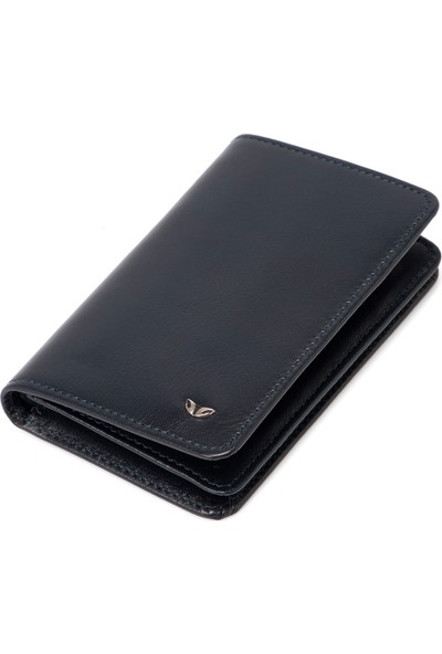 Tergan Lacivert Deri Kredi Kartlık 01508H86