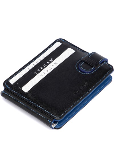 Tergan Siyah Deri Kredi Kartlık 01637K1B