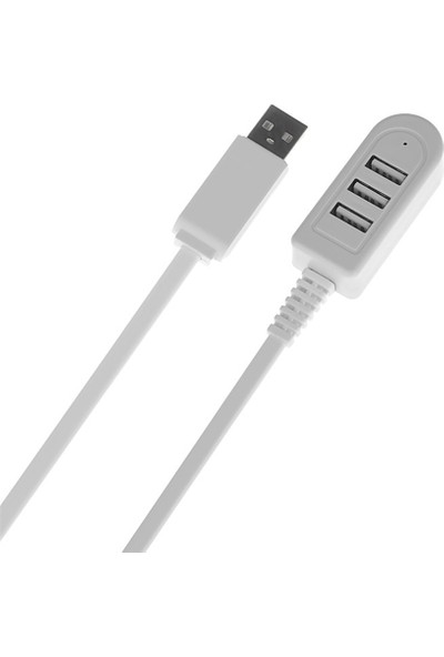 Shopfocus 113CM 3 Portlu Çok Fonksiyonlu Hub - Beyaz (Yurt Dışından)