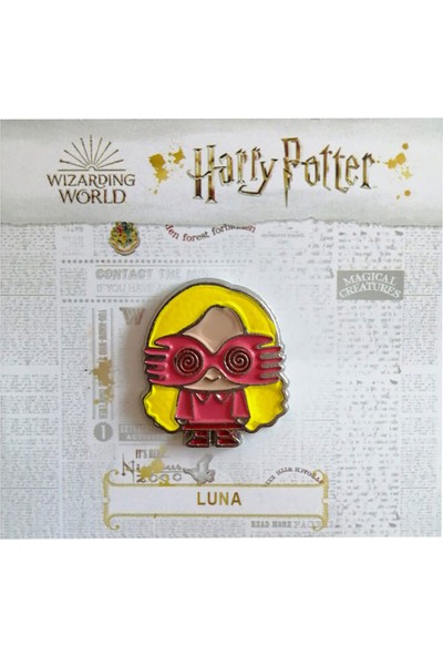 Sihir Dükkanı Luna Lovegood Pin 3×4 cm Lisanslı Metal
