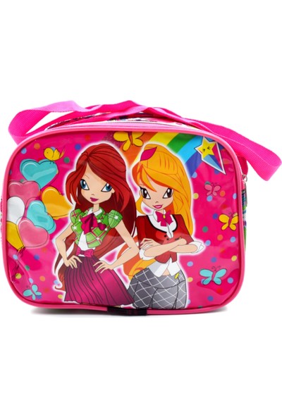 Gen-Of Ekonomik Beslenme Çantası Kalpli Gri Iki Kız (6021)