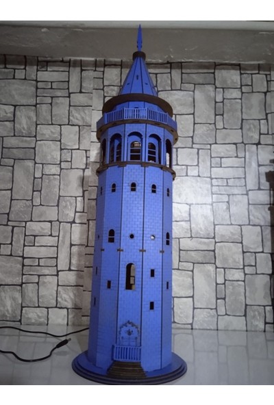 Emrcadde LED Işıklı Galata Kulesi