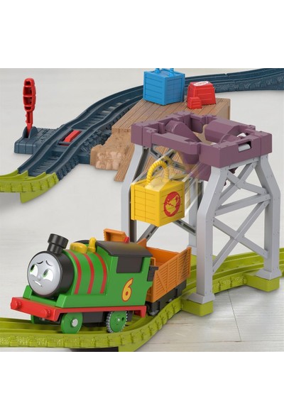 Thomas And Friens Percy Iyileştirme Istasyonu Motorulu Tren Seti Thomas And Friens Percy Iyileştirme Istasyonu Motorulu Tren Seti
