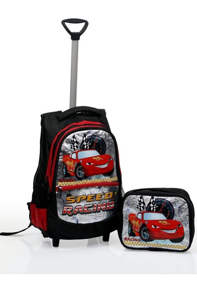 Güler Çanta Anaokulu ve Ilkokul Beslenmeli Insan Sağlığına Uygun Su Geçirmez Çekçekli Erkek Okul Çantası