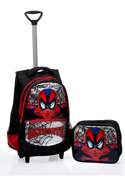 Güler Çanta Anaokulu ve Ilkokul Beslenmeli Insan Sağlığına Uygun Su Geçirmez Çekçekli Erkek Okul Çantası