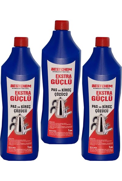 Bestchem Pas ve Kireç Çözücü 1000 ml x 3