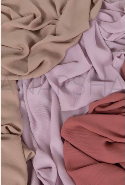 Anarsha 3lü Jazz Şal - Dikişsiz Bone Hediyeli