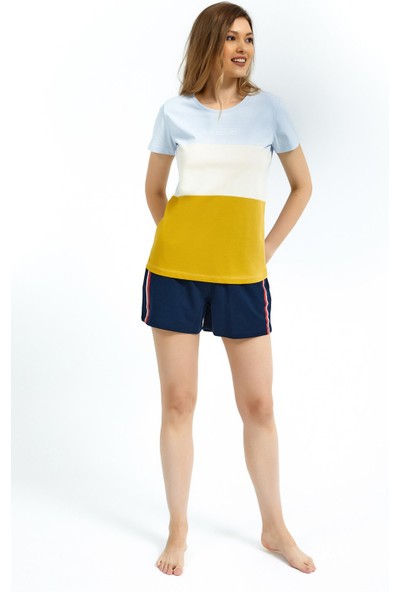 Arnetta Kadın Şort Takımı Gökyüzü Mavisi