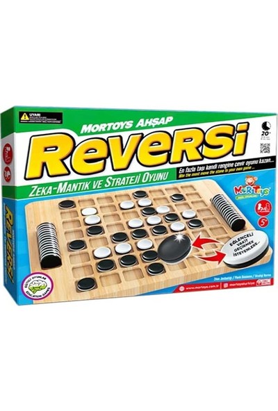 Ahşap Reversi Zeka Mantık ve Strateji Oyunu Ahşap Reversi Zeka Mantık ve Strateji Oyunu