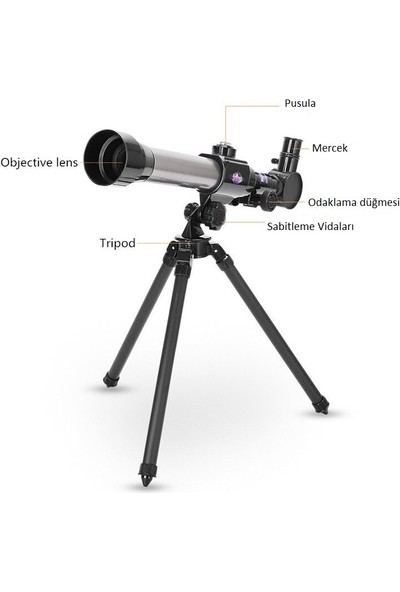 YeniTech Yenitech-Teleskop Öğretici 90X Yakınlaştırma Cocuk Eğitici Özel Ürün
