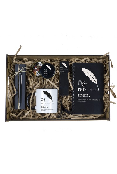 Kitaplı Hediye Öğretmene Hediye Seti