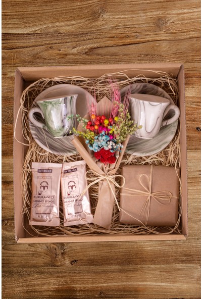 Kitaplı Hediye Kahveseverlere Özel Ev Hediyesi