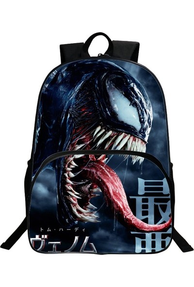 Venom Marvel Venom Sırt Çantası Öğrenci Okul Çantası Kahraman Çocuk Omuz Çantası Avengers (Yurt Dışından)