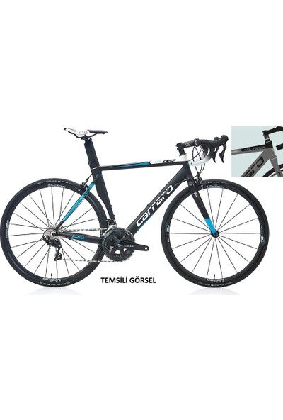 28J Carraro Race 062 Aero Yarış Bisikleti - Mat Koyu Gri - 56