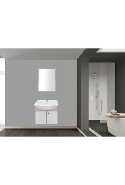 Karen Banyo Asya 55 cm Banyo Dolabı