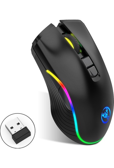 Shuji Şarj Edilebilir Işıklı LED Fare (Yurt Dışından)