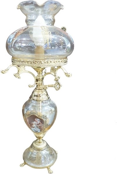 Rosaperla Gold Renk Italyan Murano Camlı Masa Lambası Rosaperla Gold Renk Italyan Murano Camlı Masa Lambası