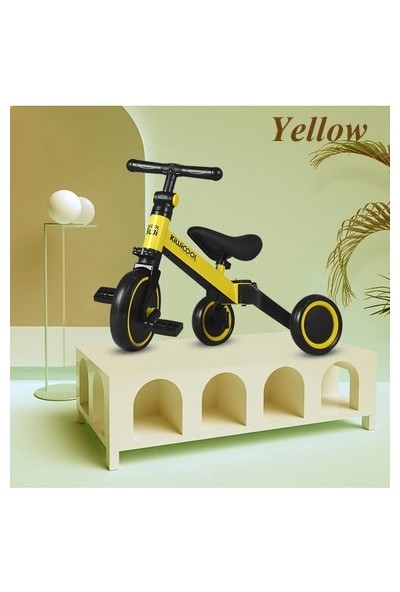 Kiwicool Çocuklar İçin Üç Tekerlekli Scooter - Sarı (Yurt Dışından) Kiwicool Çocuklar İçin Üç Tekerlekli Scooter - Sarı (Yurt Dışından)
