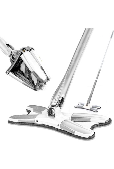 Arsimo 360 Derece Dönebilen Kendinden Sıkmalı x Mop Temizlik Seti + 1 Bez Arsimo 360 Derece Dönebilen Kendinden Sıkmalı x Mop Temizlik Seti + 1 Bez