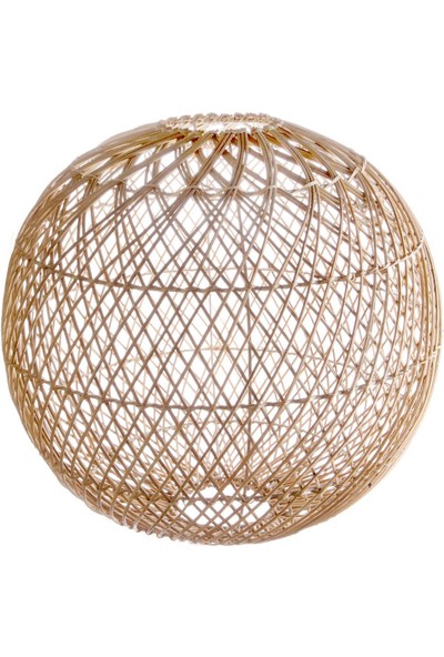 Dekoratif Hasır Avize Naturel 45 x 42 cm Dekoratif Hasır Avize Naturel 45 x 42 cm