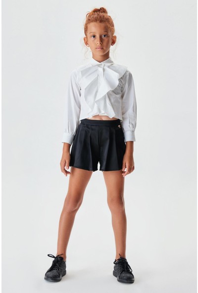 B&G Store Kız Çocuk Ekru Bluz 21FW0TJ4602 B&G Store Kız Çocuk Ekru Bluz 21FW0TJ4602