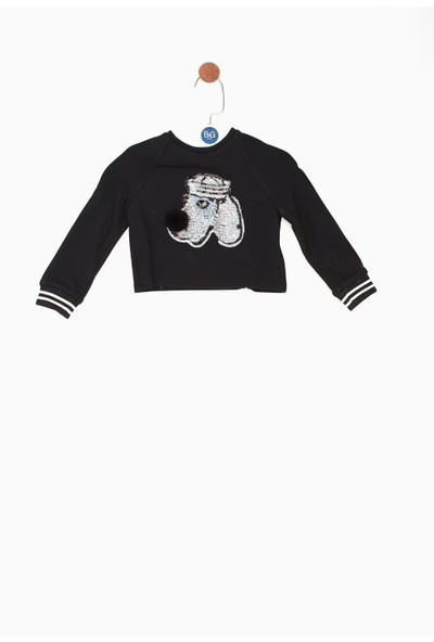 B&G Store Kız Bebek Siyah Bluz 18FWLLBL310 B&G Store Kız Bebek Siyah Bluz 18FWLLBL310