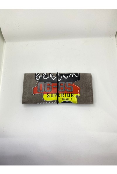 English Leather El Yapımı Deri Tütün Kesesi Cüzdan Tütün Çantası %100 Süet Deri