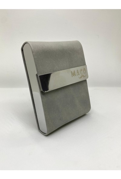 Maco Üst Kalite Deri ve Paslanmaz Çelik Sigara Tabakası 16LI Maco Üst Kalite Deri ve Paslanmaz Çelik Sigara Tabakası 16LI