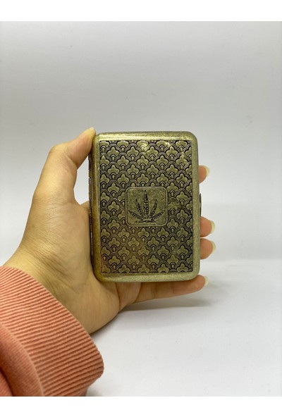 Alcan Tunç Sigara Tabakası Küçük Çanta Boyu Sigara Tabakası