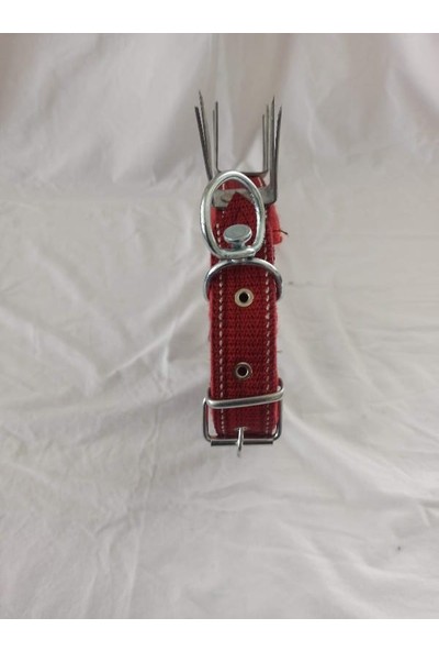 Kozak Büyük Irk Çift U Çivili Dikenli Korumalı Köpek Tasmasi Boy 70 cm En 4 cm Kozak Büyük Irk Çift U Çivili Dikenli Korumalı Köpek Tasmasi Boy 70 cm En 4 cm