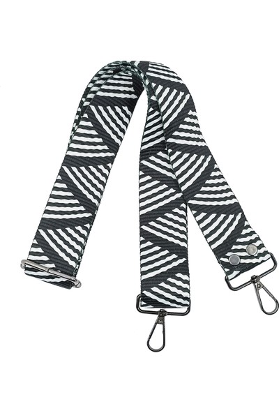 Razar Etnik Çizgili Desen Çapraz Çanta Askısı