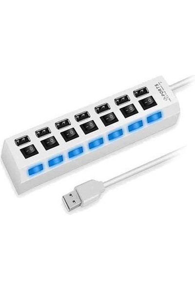 Chenwei 7 Port USB 2.0 Yüksek Hızlı USB Hub (Yurt Dışından)