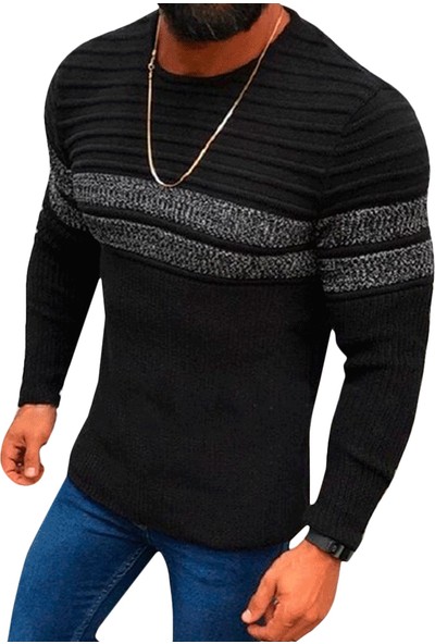 Palyshery Erkek Slim Fit Kazak Sonbahar Üstleri Palyshery Erkek Slim Fit Kazak Sonbahar Üstleri